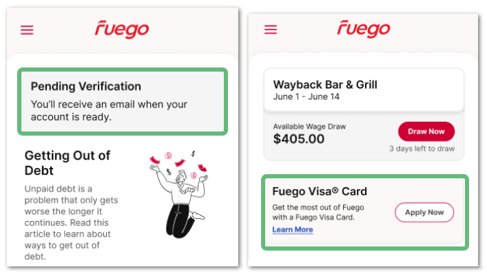 Applying for a Fuego Visa® Card – Fuego